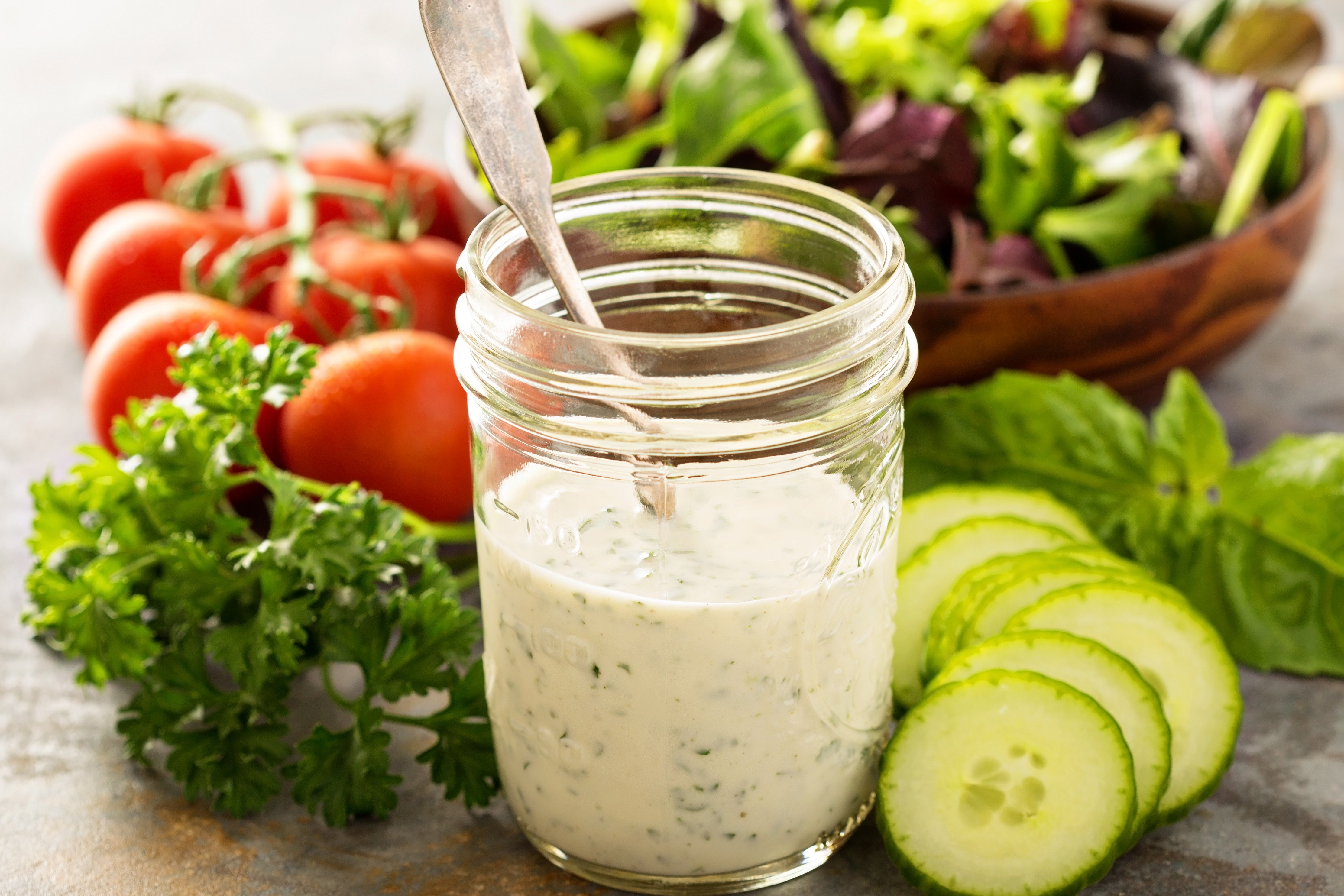 Garden Herbs Buttermilk Dressing – Culinary Genie