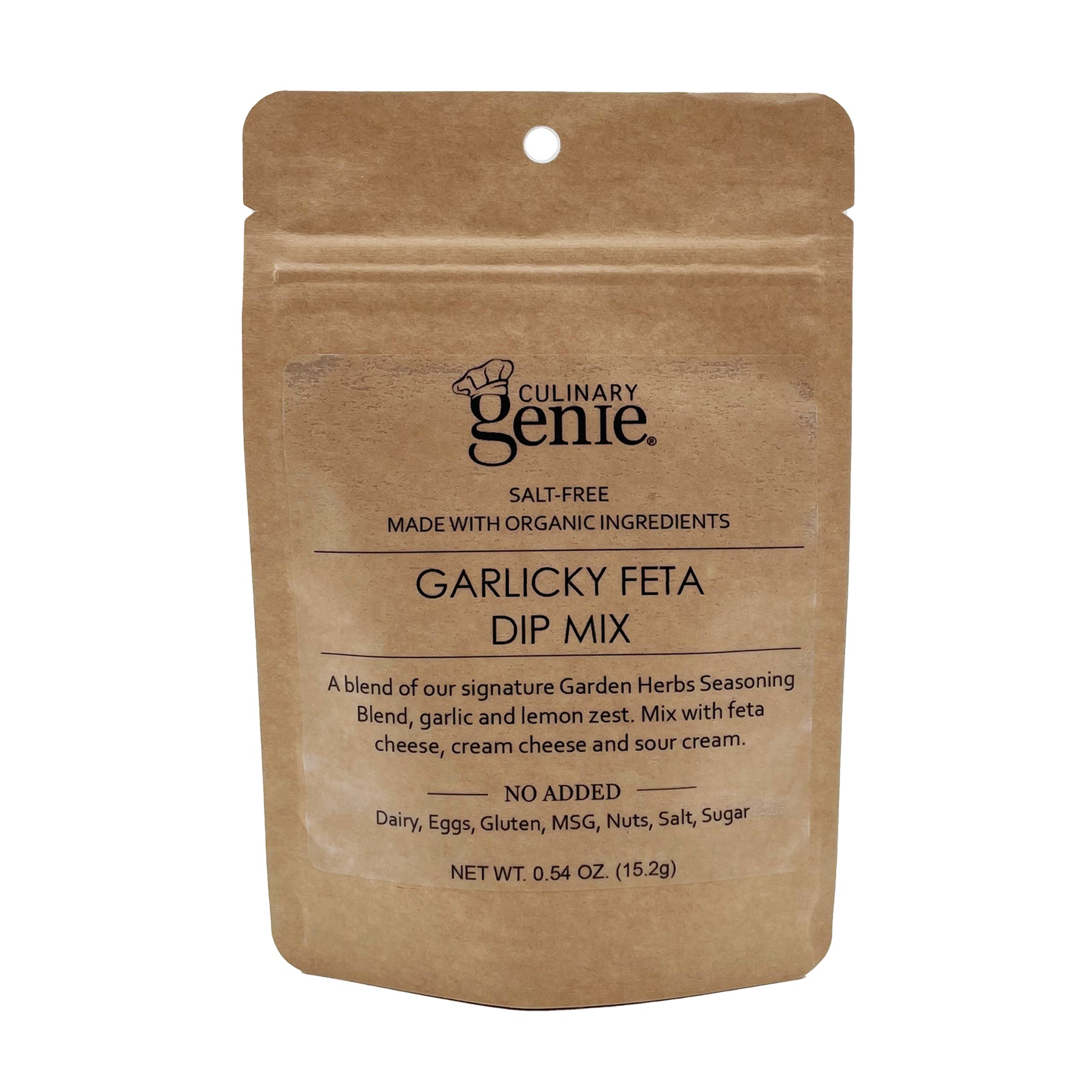 Culinary Genie | Salt-Free Garlicky Feta Dip Mix | Gluten-Free & Dairy-Free