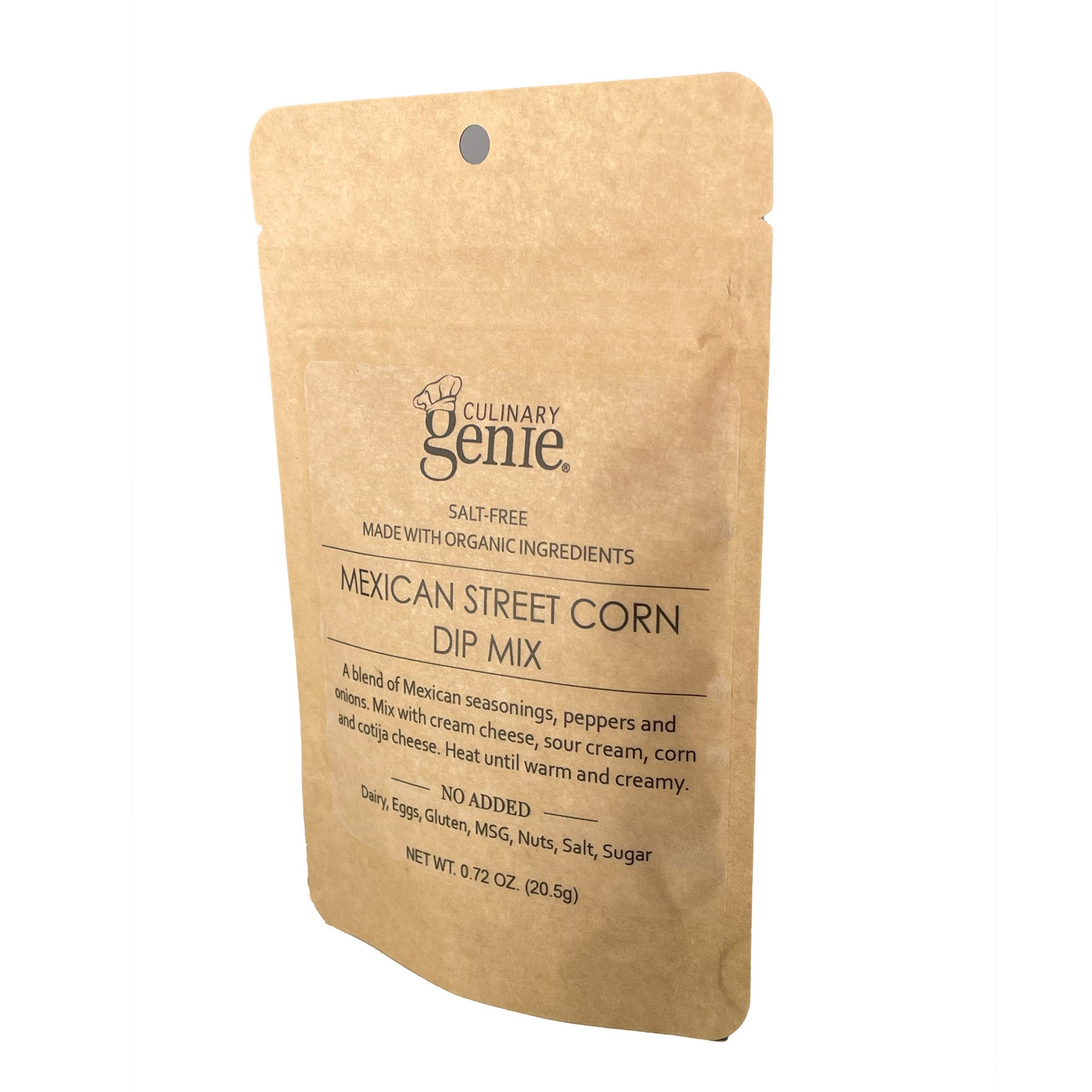 Salt-Free | Organic Mexican Street Corn Dip Mix – Culinary Genie